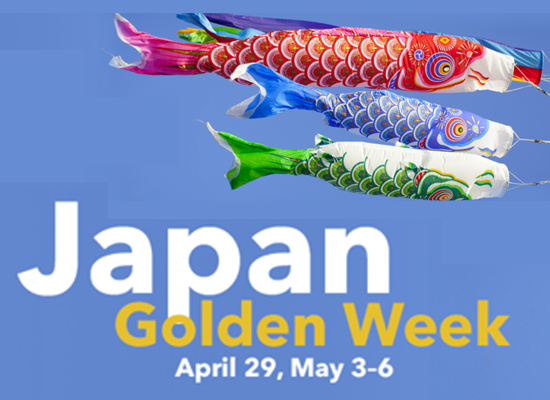 Atma | Japan - Golden Week (April 29, May 3-6) | Atma